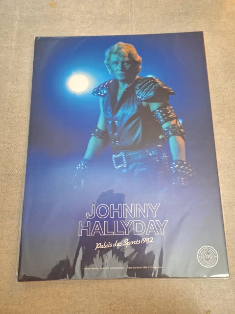 AFFICHE COLLECTOR JOHNNY Hallyday EUR 25,00 - PicClick FR