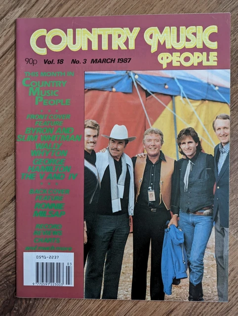 COUNTRY MUSIC PEOPLE magazine March 1987 Byron Whitman Whyton Hamilton ...
