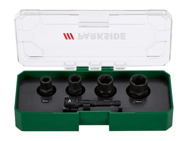 PARKSIDE BOLT & Nut Extractor Set - 5 Pieces £19.99 - PicClick UK
