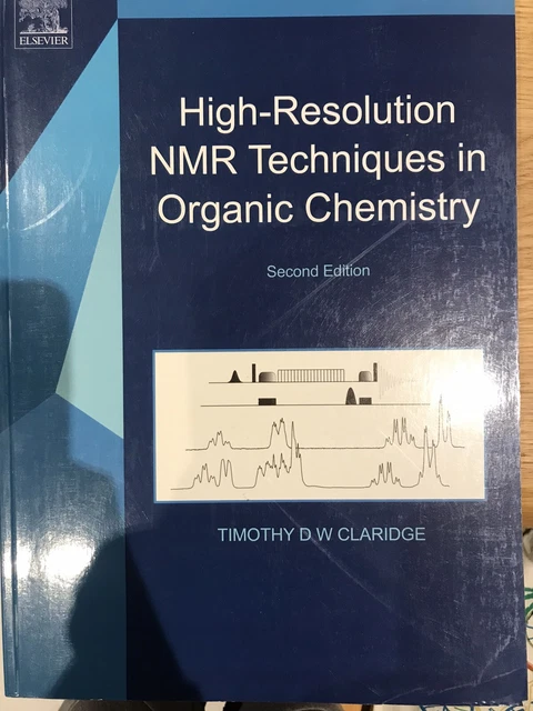 HIGH RESOLUTION NMR Techniques In Organic Chemistry £25.00 - PicClick UK