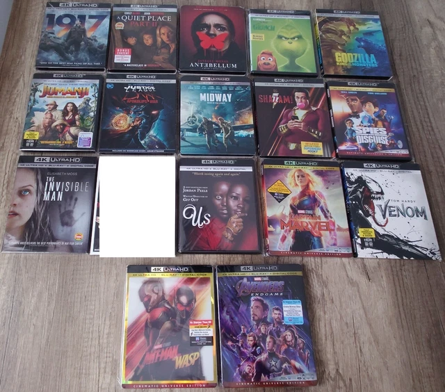 19X 4K ULTRA HD + Blu-ray Disc - Movies Collection EUR 190,00 - PicClick DE