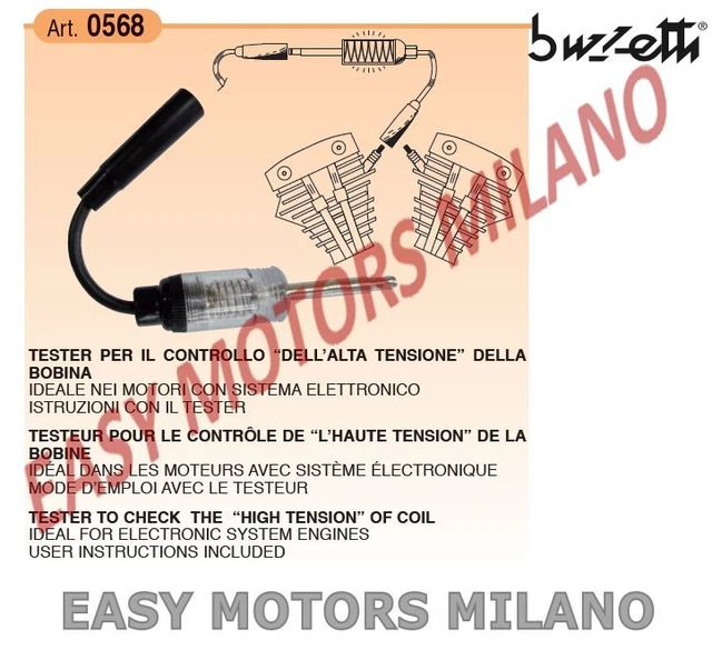 0568 BUZZETTI - Moto Scooter Testeur Contrôle “ Dell’Haute Tension ...