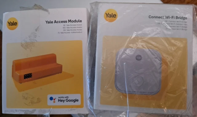 YALE CONNECT WI-FI Bridge + Yale Access Module For Smart Door Lock ...