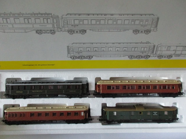 TRIX HO 23006 Schnellzugwagen SET die goldenen Zwanziger mit ...