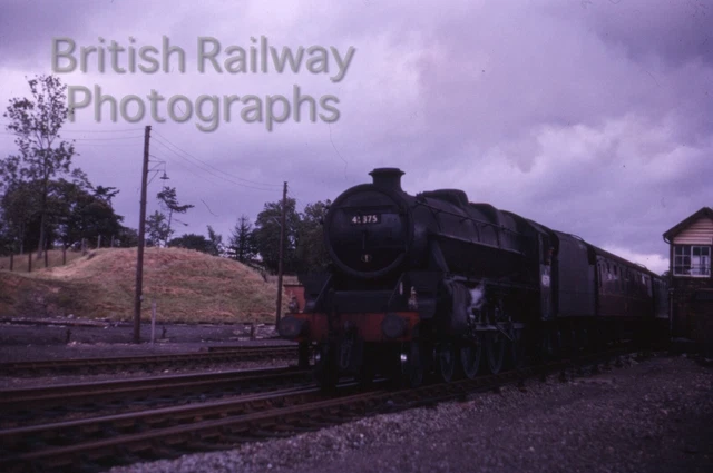 35MM SLIDE BRITISH Railways BR Steam Loco Class 5MT 45375 at Ruabon ...