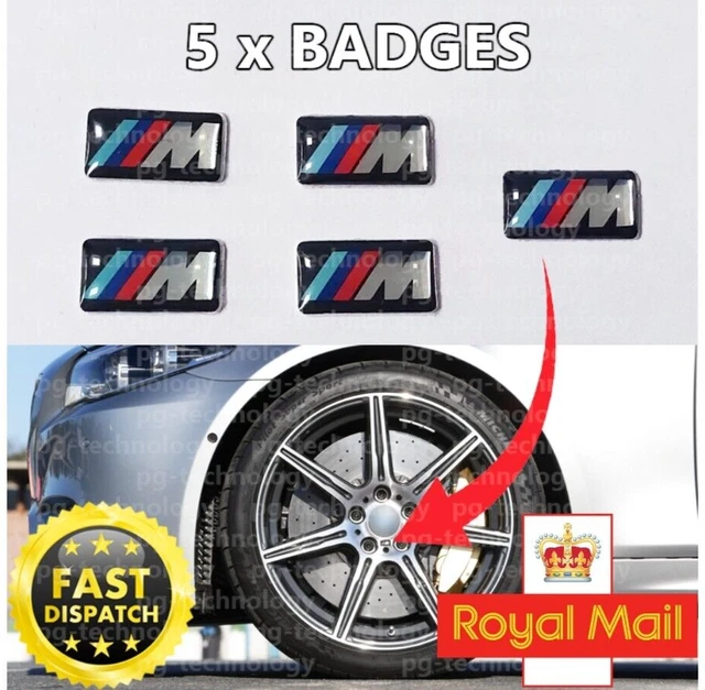 10 X M Sport Performance Alloy Wheel Badge Sticker Emblem Decal Bmw ...