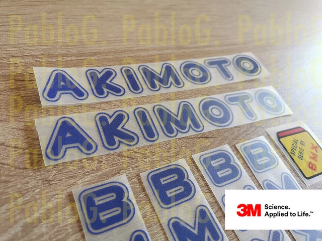 GAC AKIMOTO STICKERS Kit Decal Set Sticker Stickers Stickers Sticker ...