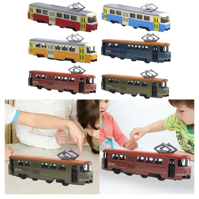 TRAM MODEL 1:90 Scale Collectible Prop with 2 Openable Doors Vehicles ...