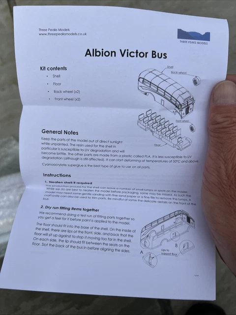 OO GAUGE MODEL Bus Resin Kits X 2 - Albion Victor & Blackpool Gondola £ ...