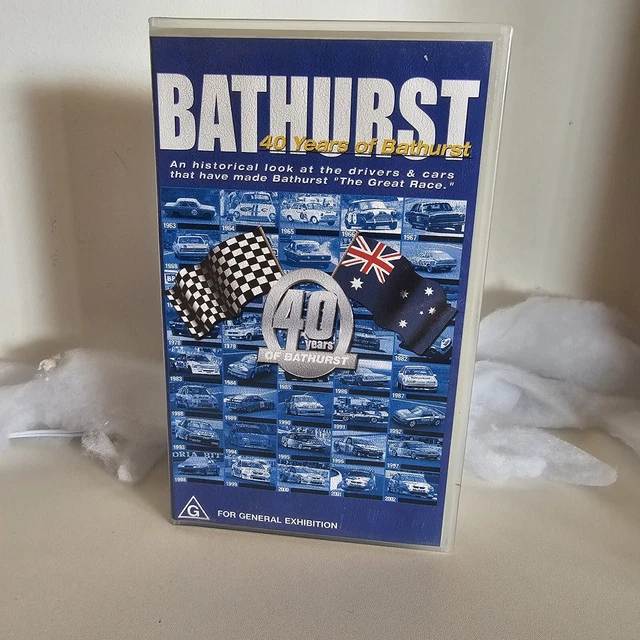 40 YEARS OF Bathurst - VHS Video Cassette Tape 2003 Small Box Retail ...