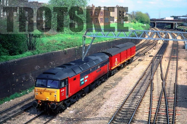 35MM SLIDE BR British Railways Diesel Loco Class 47 47787 1996 Orig £4. ...