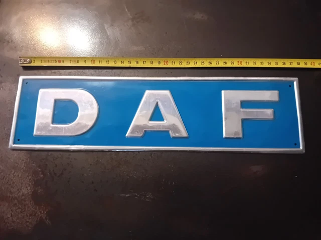 ANCIENNE PLAQUE DAF tole aluminium CAMION DAF EUR 18,00 - PicClick FR