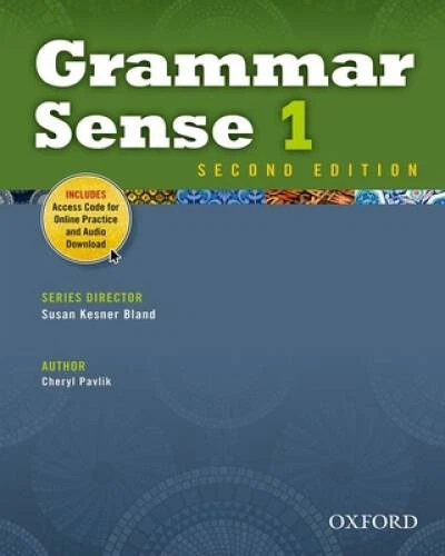 GRAMMAR SENSE 1 Student Book with Online Practice Access Code Card ...