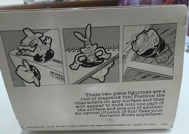 WHO FRAMED ROGER Rabbit 1987 Portable Holes Benny the Cab Carded £19.78 ...