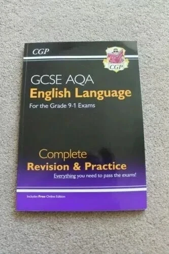 GCSE AQA ENGLISH Language Revision Guide for Grades 1-9 £3.00 - PicClick UK