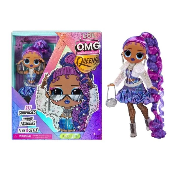 LOL SURPRISE OMG Queens Runway Diva Fashion Doll 20 Surprises. New in ...