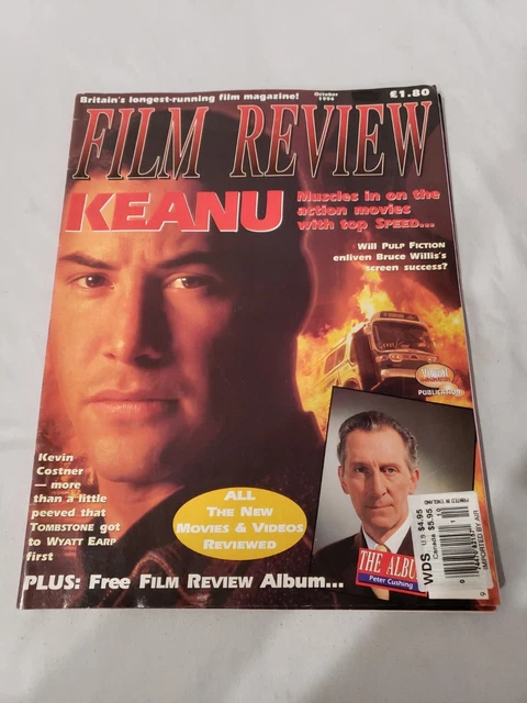 FILM REVIEW MAGAZINE October 1994 Keanu Reeves Sandra Bullock Vintage £ ...