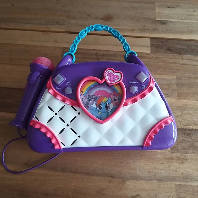 MY LITTLE PONY Sing Along Boombox + Microphone £10.00 - PicClick UK