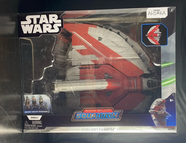 STAR WARS MICRO Galaxy Squadron Ahsoka Tano’s T6 Shuttle T-6 IN HAND ...