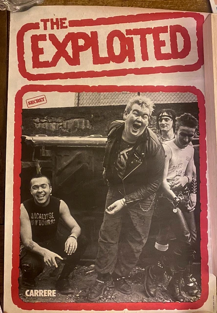 AFFICHE THE Exploited Années 80 Punk EUR 20,00 - PicClick FR