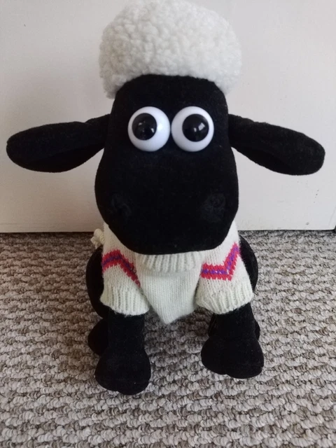 SHAUN THE SHEEP Plush WALLACE & GROMIT * VINTAGE 1989 Retro £10.00 ...