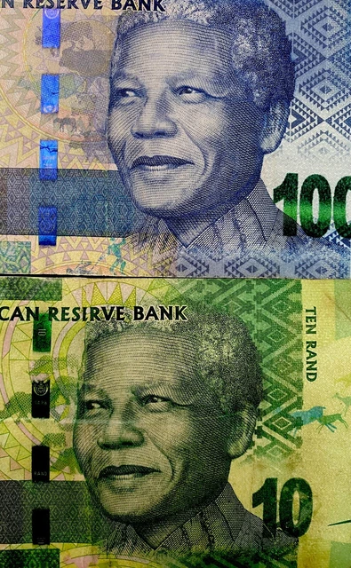 LOT 2/10/100 RAND Mandela Nelson - Afrique De Sud 🇿🇦 - Voire Images ...