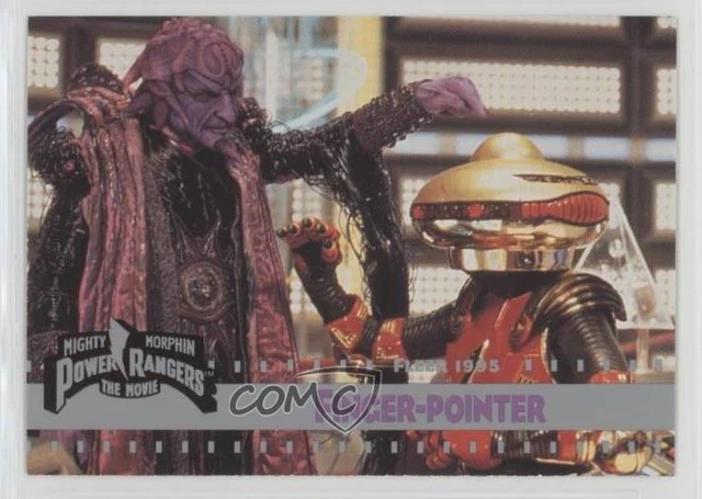 1995 FLEER MIGHTY Morphin Power Rangers The Movie Retail Finger-Pointer ...