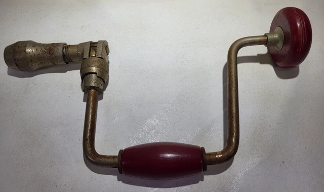 VINTAGE 10& Auger Bit Brace Ratcheting Hand Drill Made In Japan, Very ...
