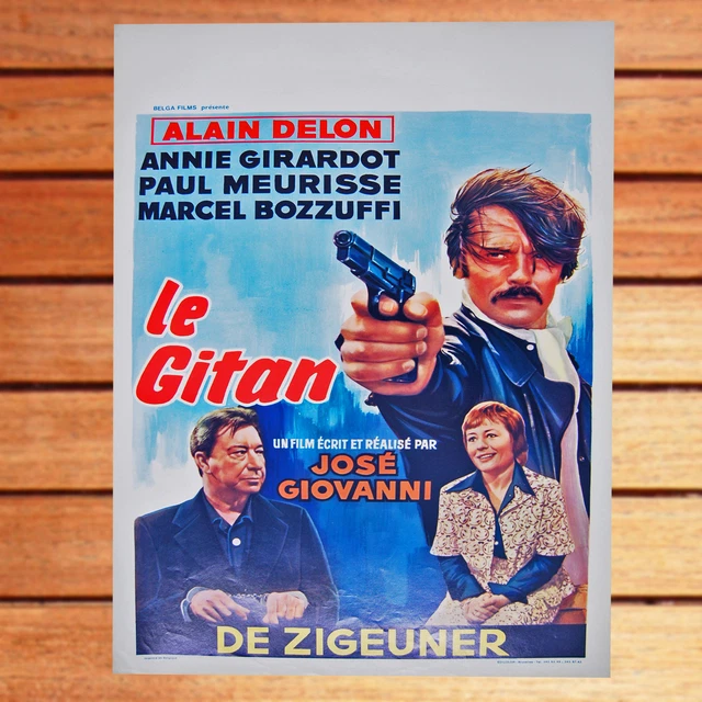 LE GITAN JOSÉ Giovanni Alain Delon Annie Girardot Affiche Belge 35X55 ...