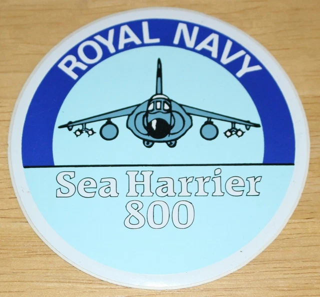 ROYAL NAVY 800 NAS Yeovilton Bae Sea Harrier Sticker £5.00 - PicClick UK