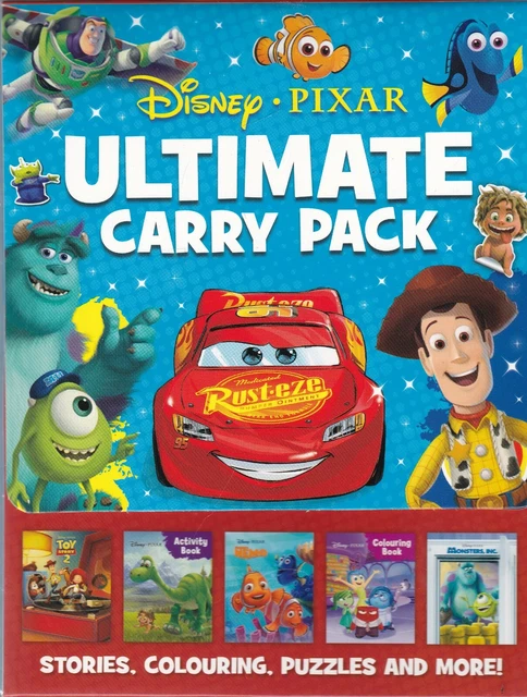 DISNEY PIXAR 5 BOOK SET, STORIES, ACTIVITIES, STICKER, PUZZLES ...
