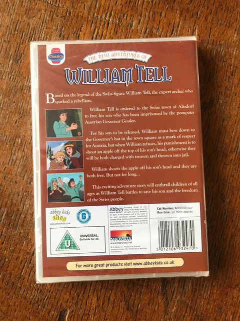 NEW & SEALED in Cellophane DVD The New Adventures Of William Tell £1.67 ...