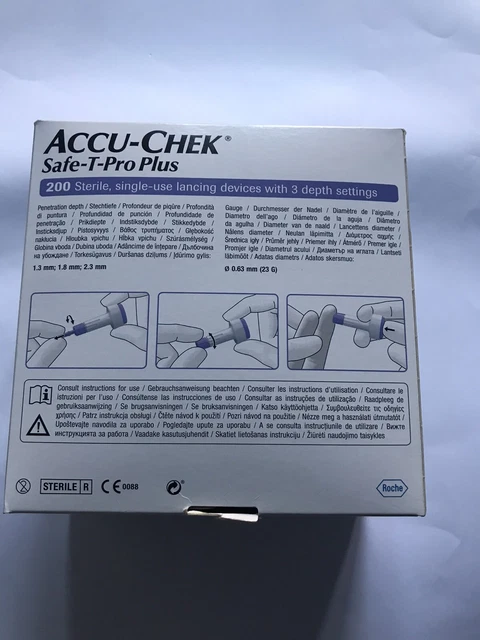 ACCU-CHEK SAFE-T-PRO PLUS Single-Use Lancing Devices (x200) £16.50 ...