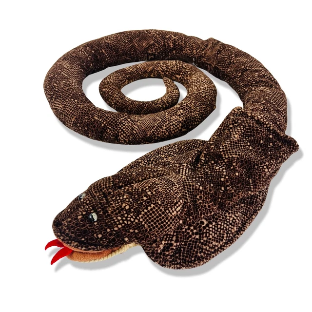 FOLKMANIS FOLKTAILS COBRA SNAKE Hand Puppet Full Body Toy USA Plush 60 ...