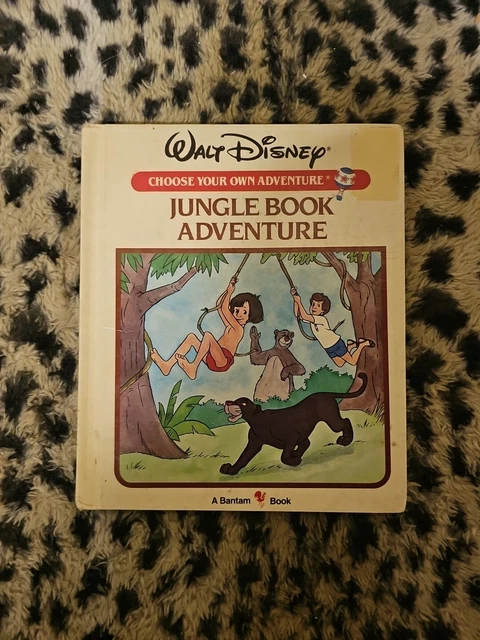 WALT DISNEY CHOOSE Your Own Adventure Jungle Book Adventure, Bantam ...