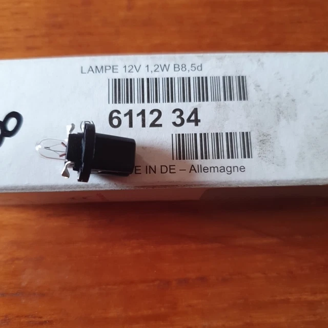 VOYANT TEMOIN, LAMPE d'Origine Peugeot 306 Citroën AX, BX, C15, C25, ZX ...