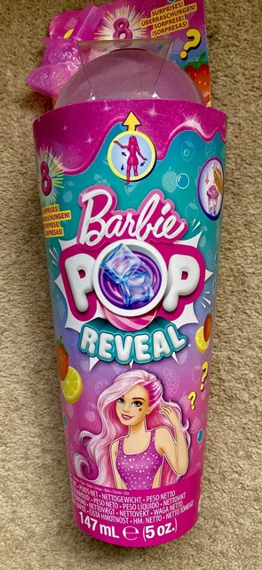 BARBIE POP REVEAL Fruit Series Strawberry Lemonade with 8 Surprises. £ ...