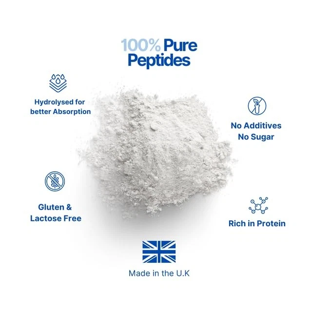 COLLAGEN POWDER HYDROLYSED Bovine Peptides Unflavoured Protein Formula ...