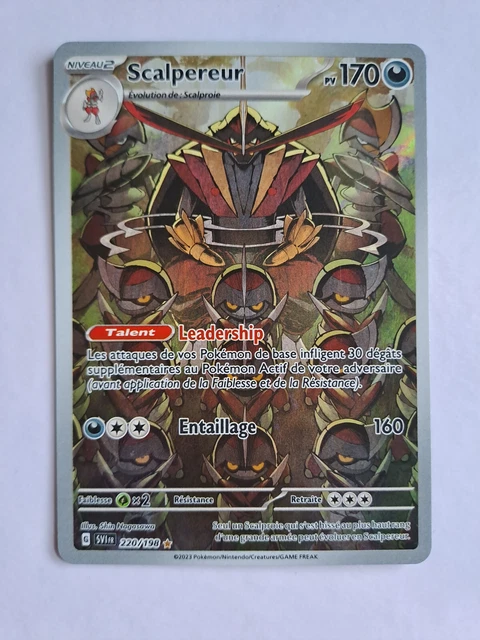 CARTE POKÉMON ECARLATE et Violet EV01 - Scalpereur ALT 220/198 EUR 14,00 - PicClick FR