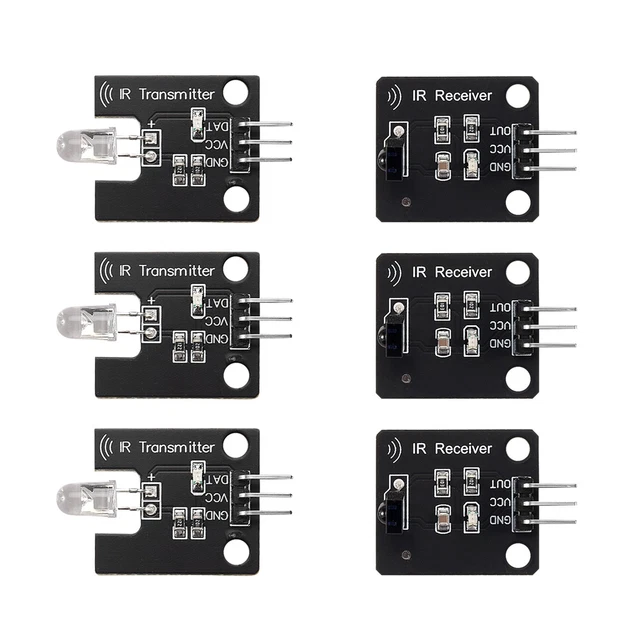 38KHZ IR RECEIVER Ir Transmitter Sensor Module Kit IR Digital 38KHz1821 ...