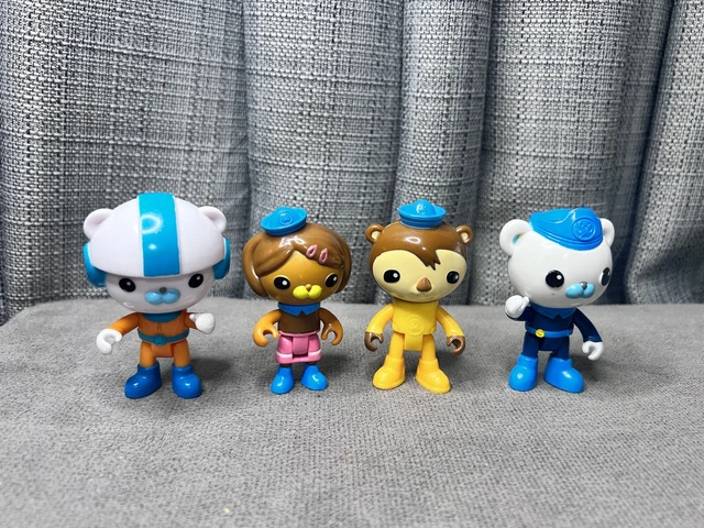 FISHER PRICE OCTONAUTS Action Figures Captain Barnacles Dashi Kwazii ...