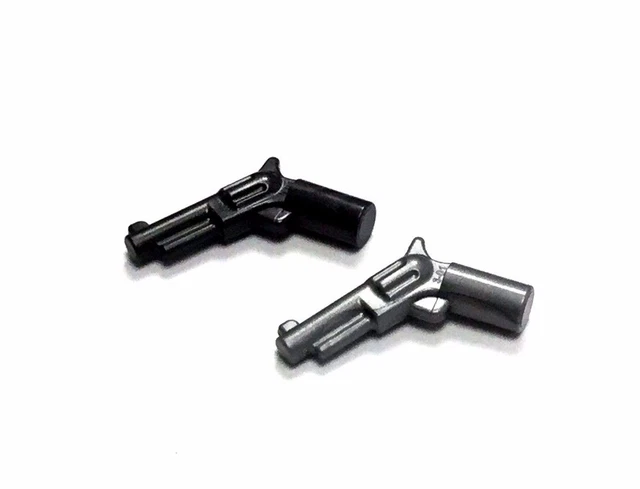 LEGO 13562 MINIFIGURE, Weapon Gun, Pistol Revolver - Small Barrel ...