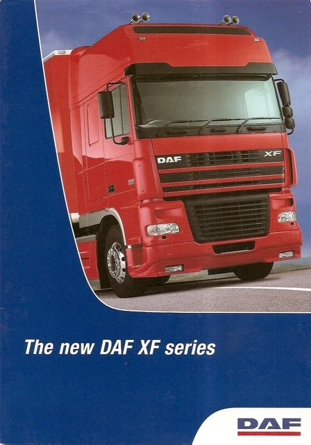 TRUCK BROCHURE - DAF - XF Series - XF95 - Tractor (TB329) $14.95 ...