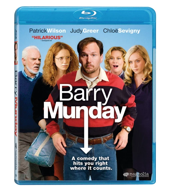BARRY MUNDAY (BLU-RAY) Patrick Wilson Judy Greer Chloë Sevigny Jean ...