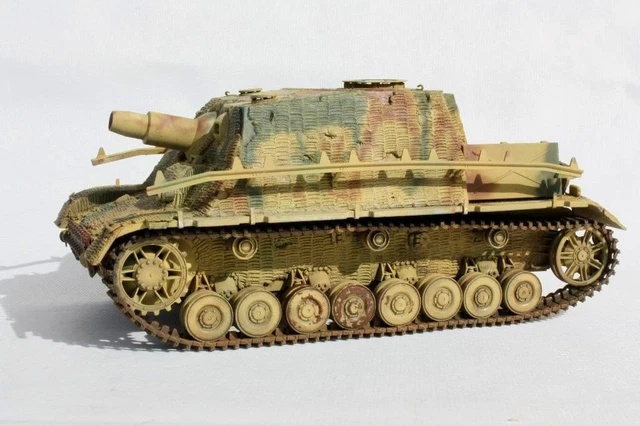 BUILT PAINTED 1:35 Sturmpanzer IV Brummbär Tank Modell Panzer Model EUR ...