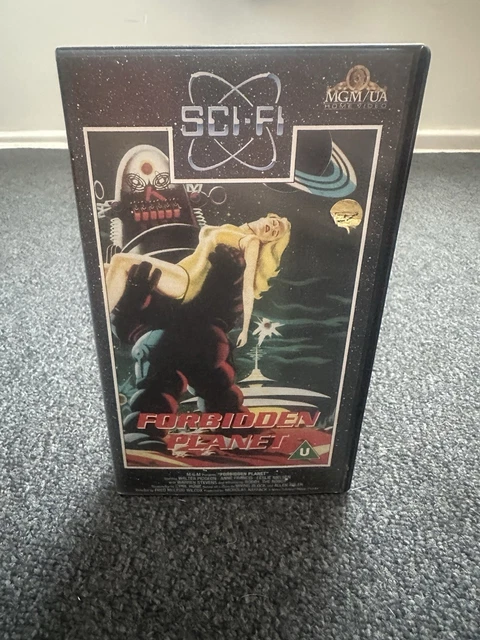FORBIDDEN PLANET 1989 VHS Video Tape Sci-fi MGM /UA Home Video $30.00 ...