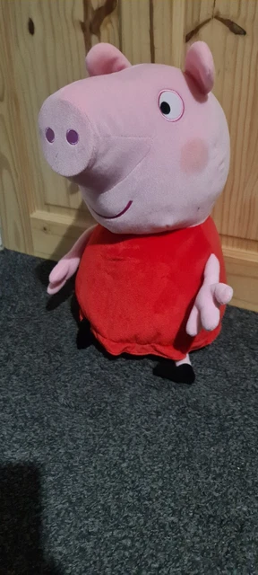 PEPPA PIG LARGE Plush Talking Teddy Bear Figure 22" Soft Toy ...