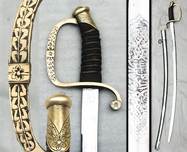 RARE & NICE Russian / Afghan Officier Shashka Sword, Mod.1865, Xix ...