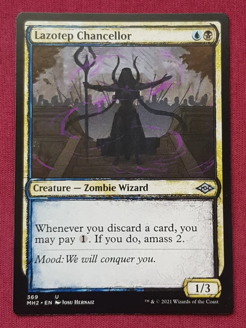 MAGIC THE GATHERING MODERN HORIZONS 2 LAZOTEP CHANCELLOR SHOWCASE blue ...