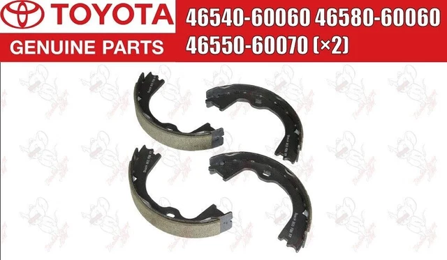 TOYOTA GENUINE FJ Cruiser 4Runner Sequoia Parking Brake Shoe Set OEM £ ...